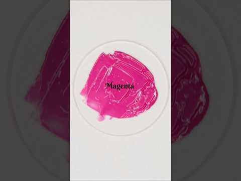 How to make Magenta Color #magenta #colormixing #paintmixing #mixedcolors #mixing  #asmr #shorts