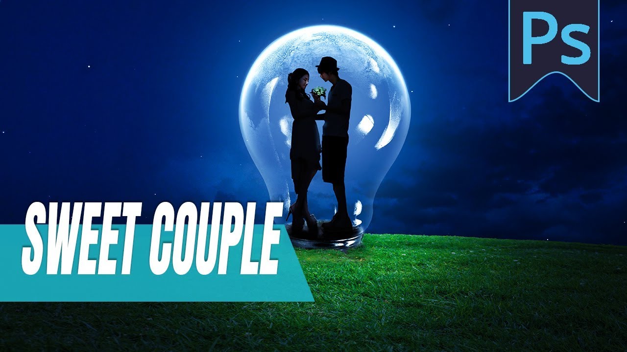 Sweet Couple | Photoshop Manipulation | Photoshop tutorial - YouTube