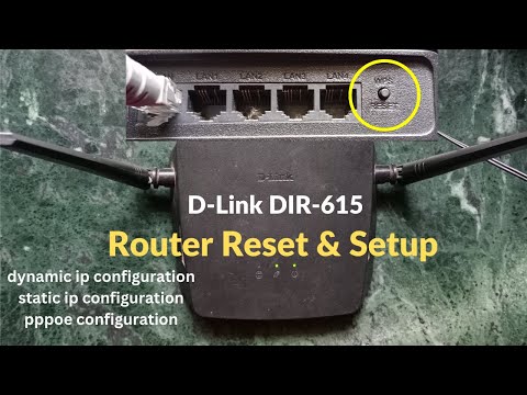 D-Link DIR-615 : How to Configure dlink Router | Router Reset and Setup | How to Reset Router