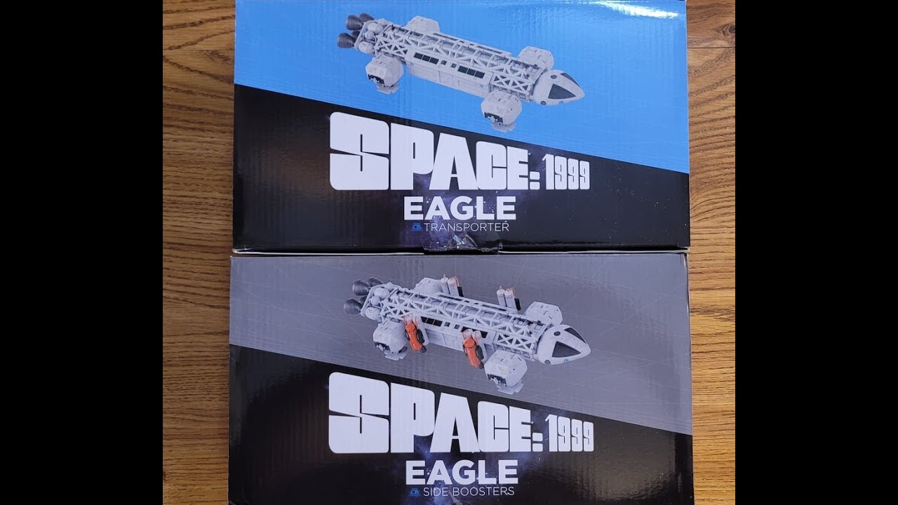 Eaglemoss Space:1999 Eagle One Booster Ship and Eagle One Transporter ...