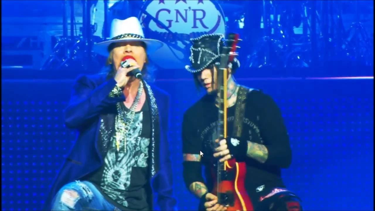 Guns N Roses Dj Ashba All Solos In Las Vegas Part 2 Youtube Music