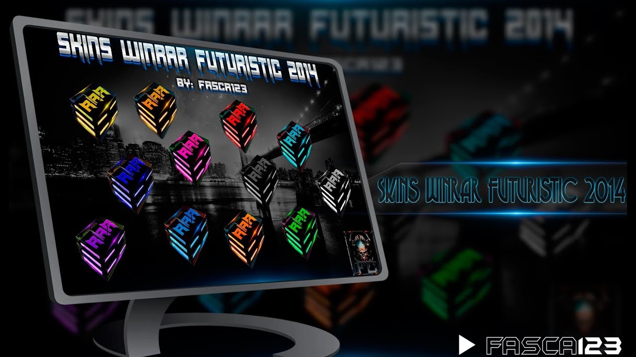Skins Winrar Futuristic 2014 - YouTube