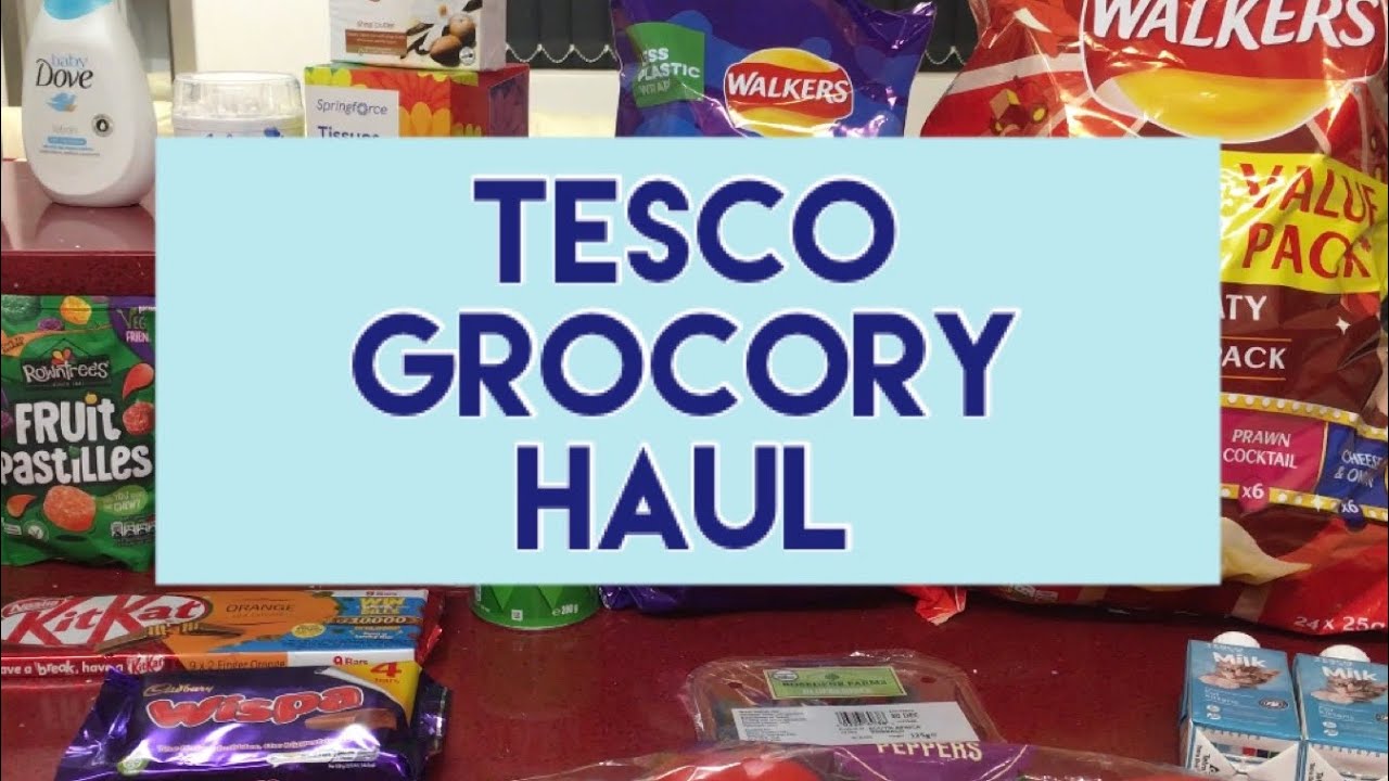 TESCO GROCERY HAUL UK / GOODBYE DECEMBER 2020 - YouTube