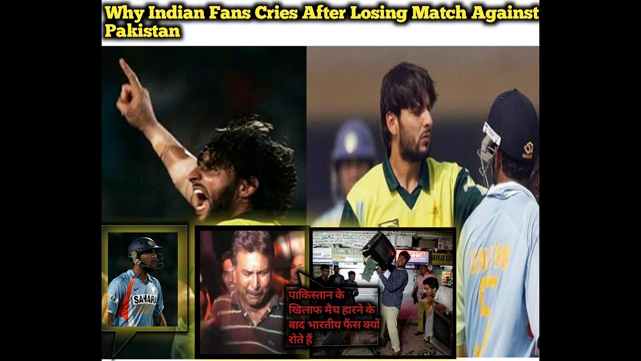 Why Indian Fans Crying After Losing Against | Pakistan | - YouTube