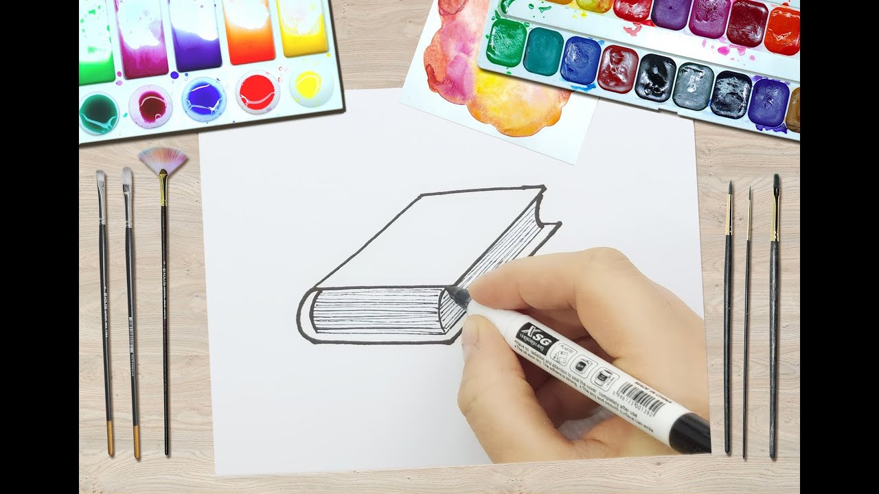 Cum desenez o carte - YouTube