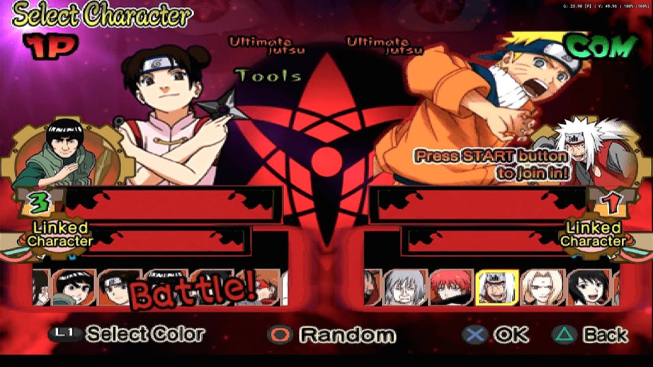 NARUTO SHIPPUDEN UN 5 - Tenten (CLASSIC) VS Naruto (CLASSIC) - YouTube