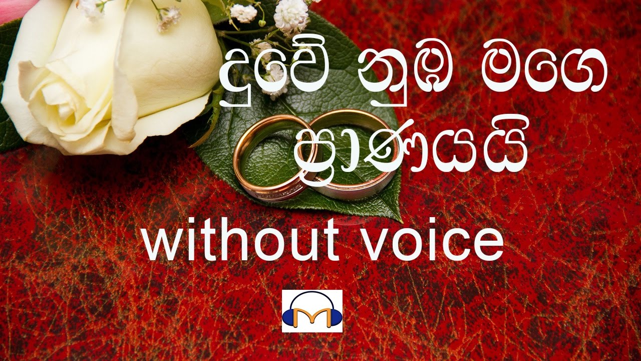 Duwe Nuba Mage Pranayai karaoke (without voice) දුවේ නුඹ මගෙ ප්‍රාණයයි ...