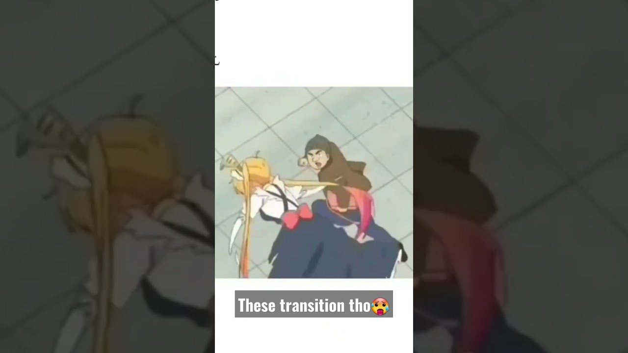anime best transitions💫 - YouTube