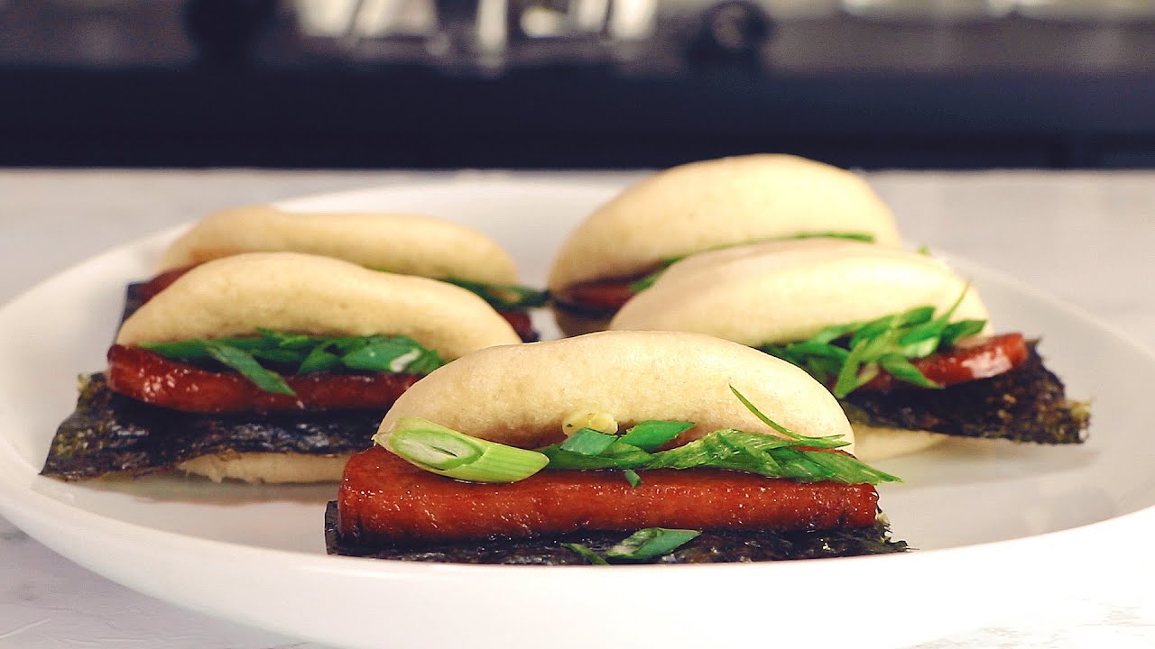 Spam Musubi Bao Buns | Anything but Authentic - YouTube