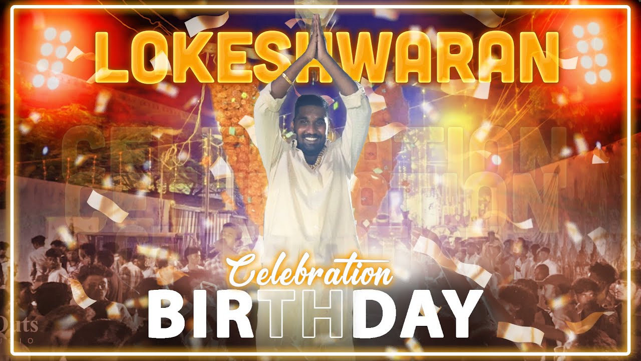 Lokeshwaran Birthday Celebration | @soutsstudios - YouTube