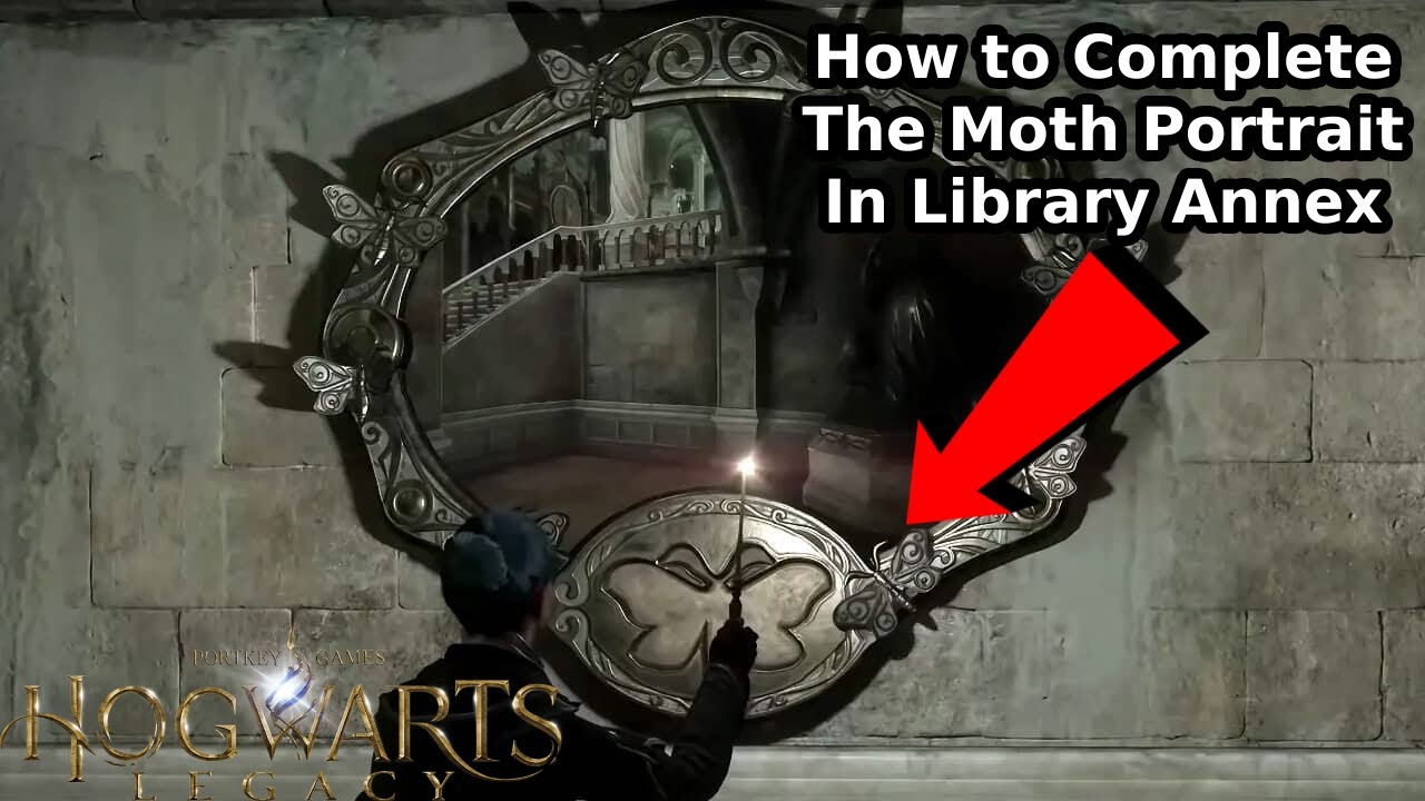 How to Complete the Moth Portrait in Library Annex in Hogwarts Legacy ...