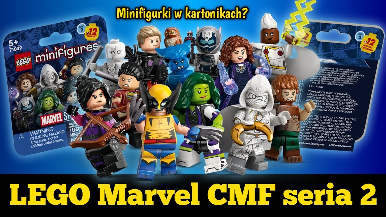 Już są oficjalne zdjęcia! LEGO Marvel CMF seria 2! | Omówienie nowości ...