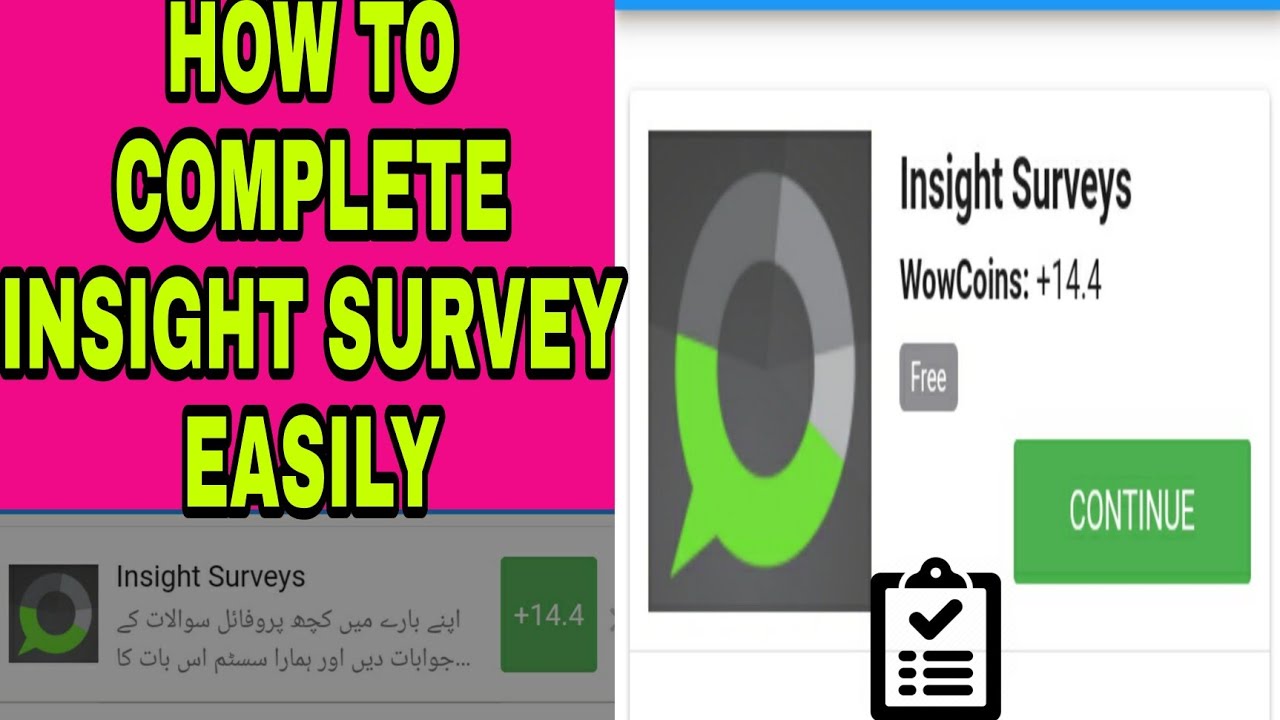 HOW TO COMPLETE INSIGHT SURVEY EASILY METHOD 2021 - YouTube