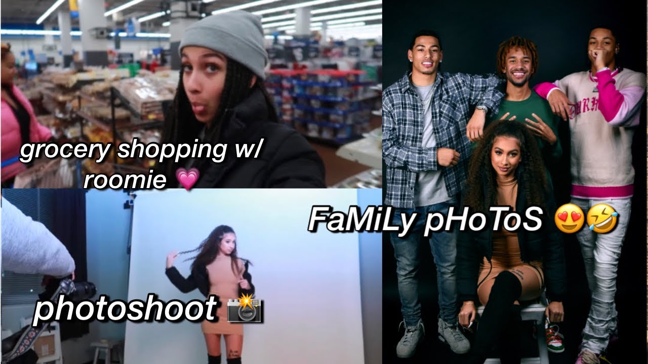 a few days in my life: grocery shopping, photoshoot w/ the gang, etc. 💗 ...