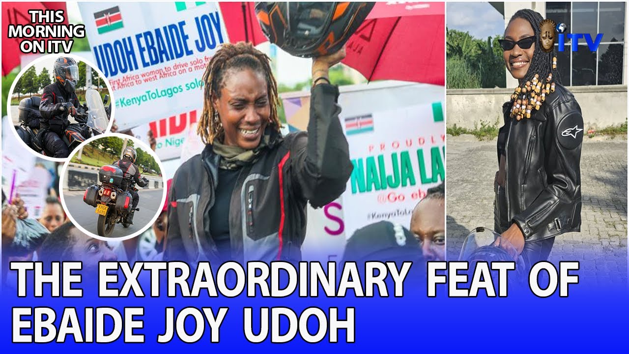Historic Solo Motorcycle Journey Across Africa: The Extraordinary Feat Of Ebaide Joy Udoh | TMI ...