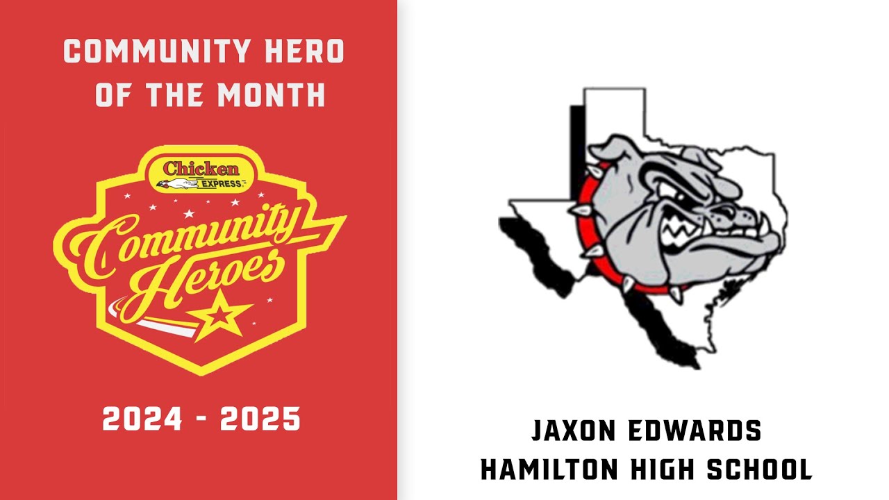 Jaxon Edwards - Chicken Express Community Hero of the Month! - YouTube