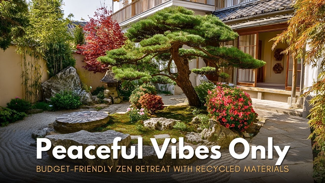 Low Cost Zen Garden Retreat Japanese Inspired DIY Hacks That Work - YouTube