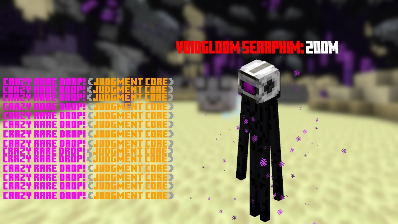 Hypixel skyblock but we got to drop judgment core eventualy right ...