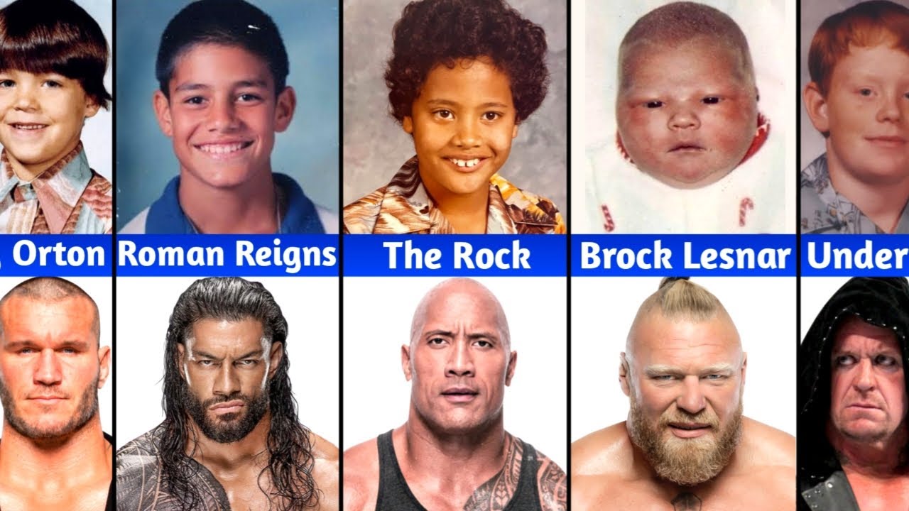 WWE Superstars When They Were Kids - YouTube