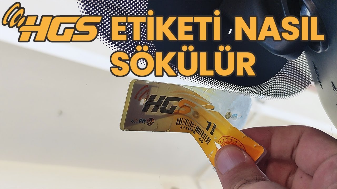 HGS Etiketi Nasıl Sökülür? Camı Çizmeden Temizlemek İçin En İyi Yöntem ...