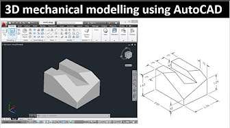 AutoCAD 3D practice Drawings - YouTube