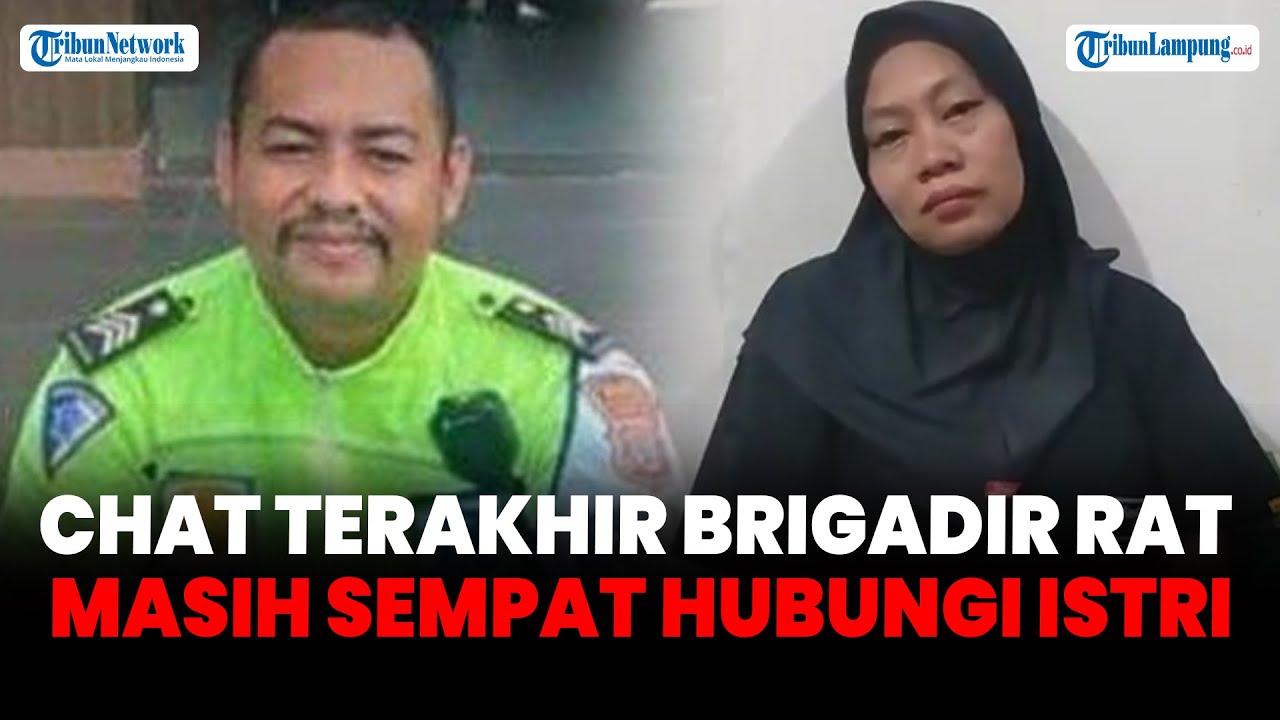 Chat Terakhir Brigadir RAT untuk Istri sebelum Meninggal di Rumah Bos ...