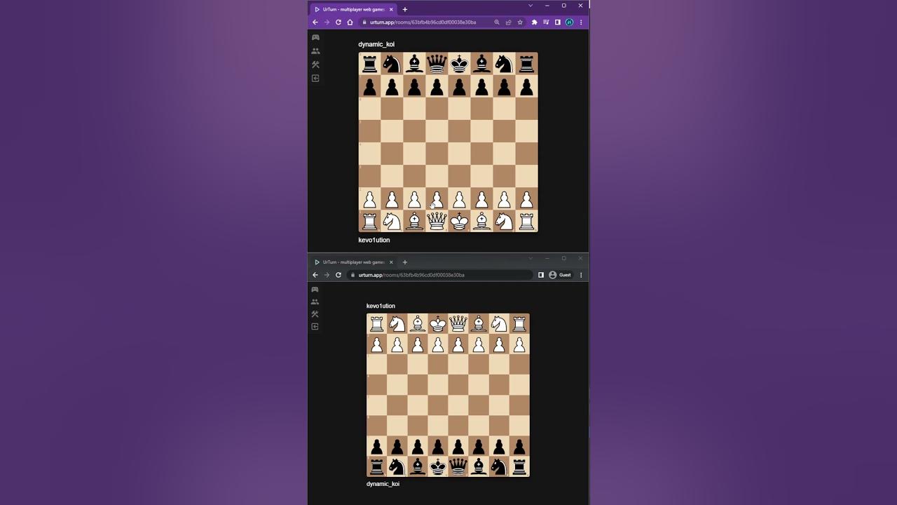 I made multiplayer chess game with 90 lines of backend code [ReactJS + UrTurn] - YouTube