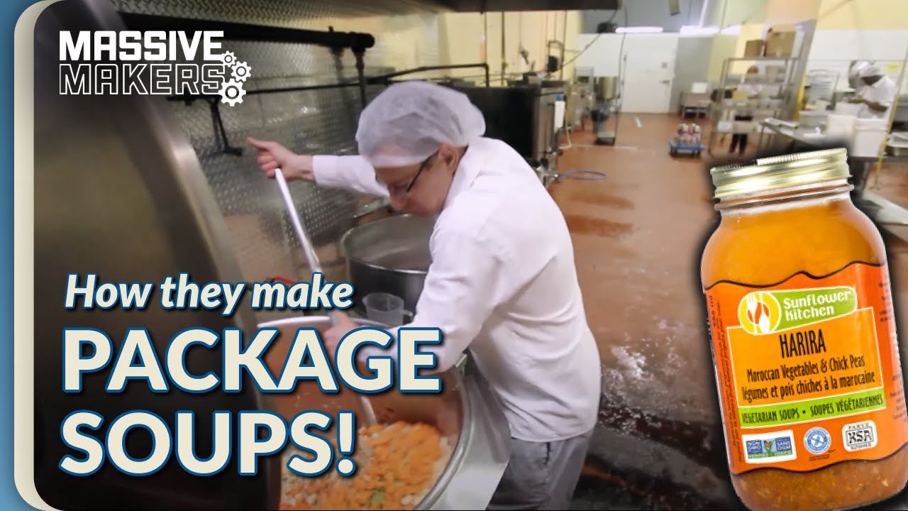 Secrets of Soup Production | Food Factory - YouTube