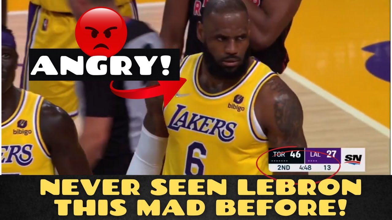 LAKERS Update: Never Seen Lebron this MAD before! - YouTube