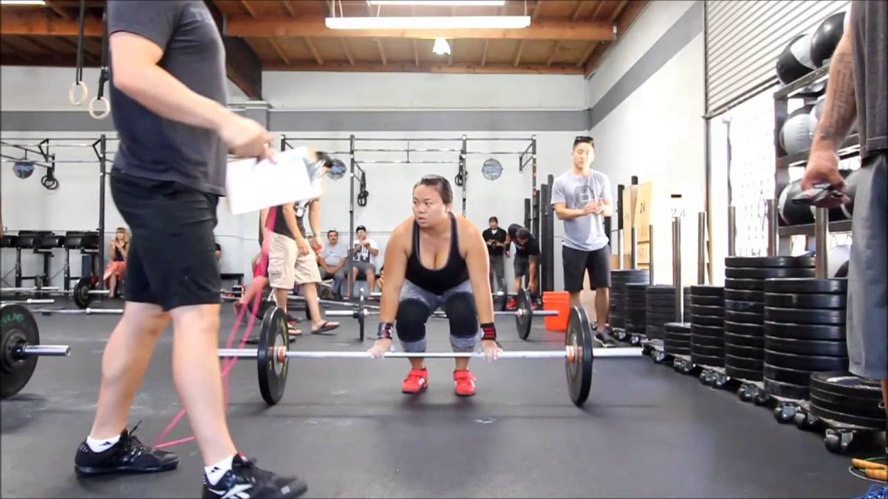 CrossFit Ero Girls' Snatch Ladder - Ero Throwdown 2014 - YouTube