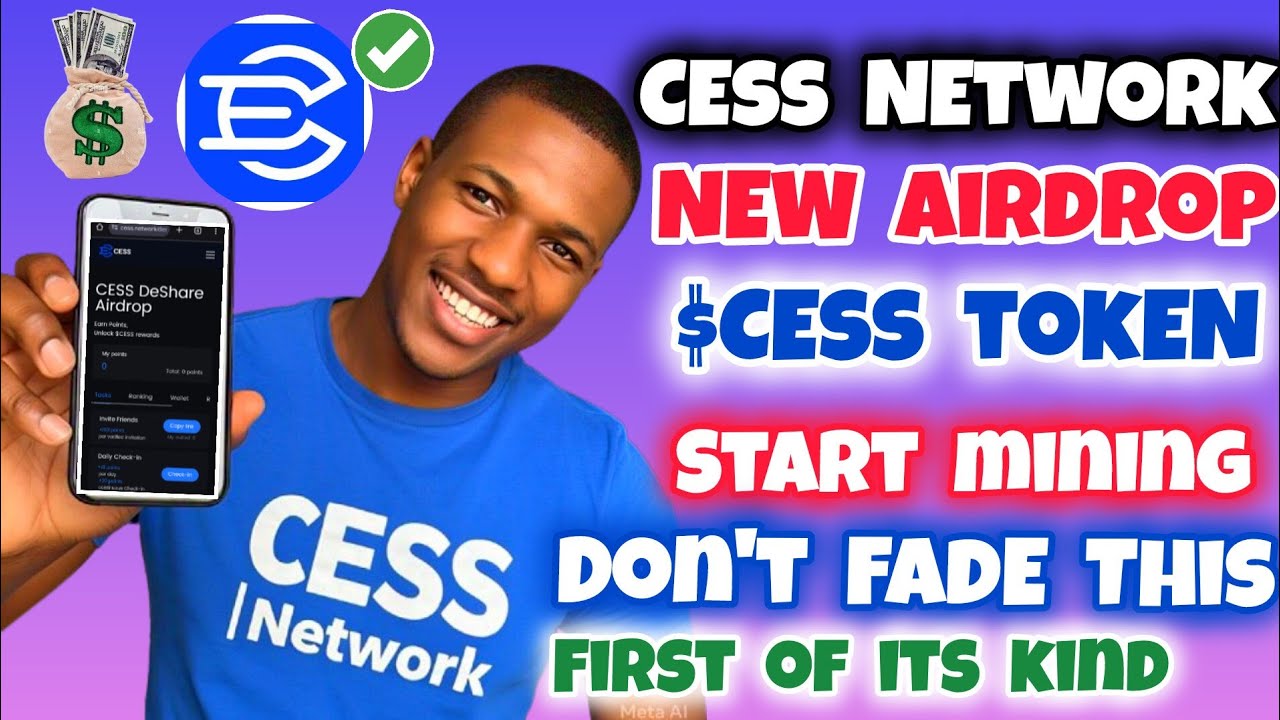 CESS Network Airdrop: How to Mine Free CESS Tokens (Full Guide) | New ...
