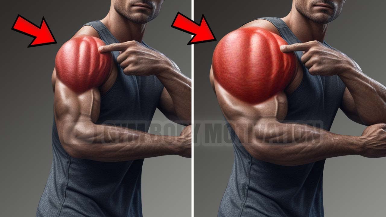 Build WIDE, ROUNDED Shoulders Naturally - 5 Exercises That Hit Every ...