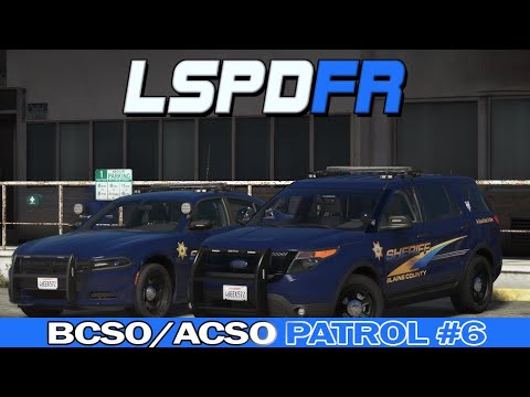GTA5 LSPDFR 0.4.9 BCSO/ACSO - Car Fire - Armed suspect [PATROL #6][NO ...