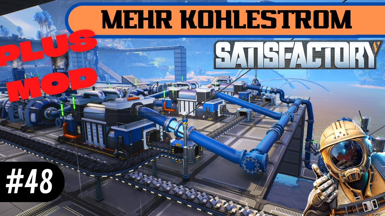 REICHEN DIE NEUEN KOHLEKRAFTWERKE AUS? Satisfactory Plus Mod - YouTube