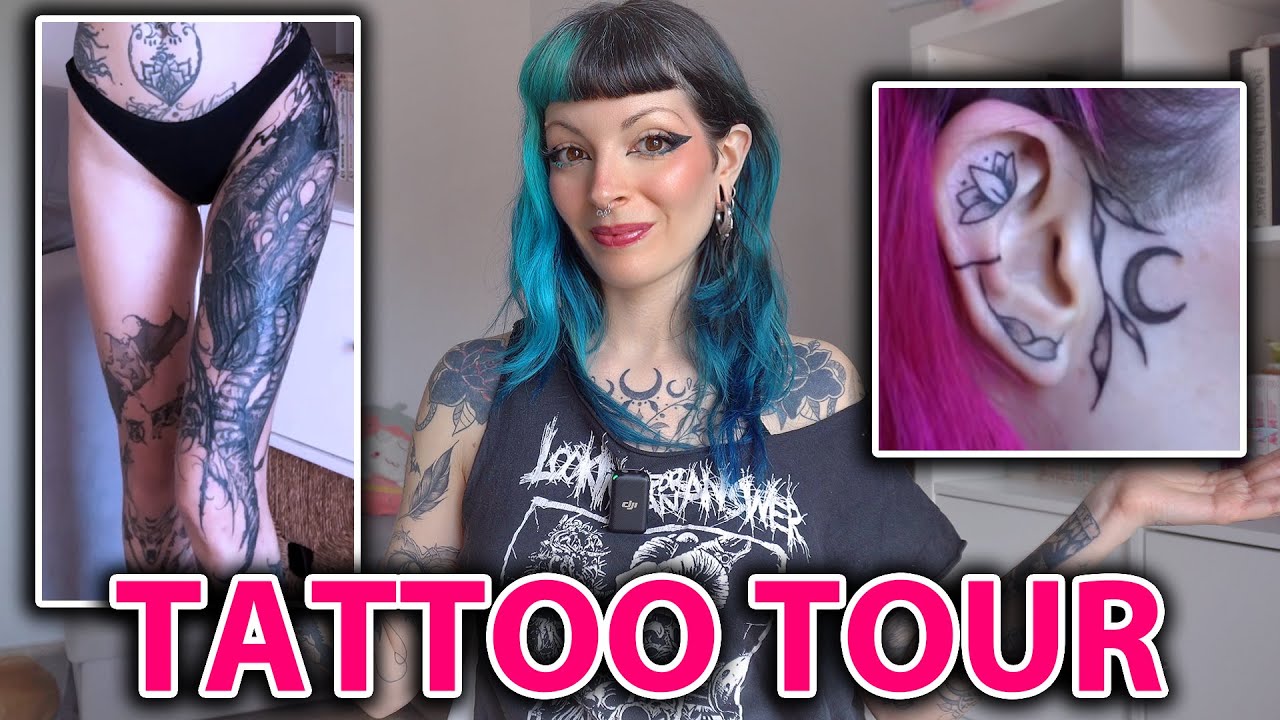 TUTTI I MIEI TATUAGGI DI QUEST'ANNO | TATTOO TOUR AGGIORNATO - YouTube