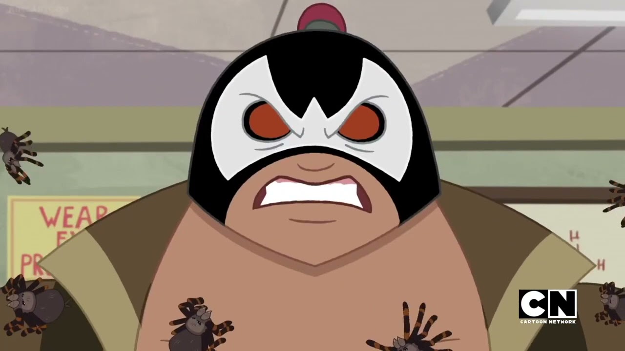 Superhero Girls- Bane Muscle Growth Slow Mo - YouTube