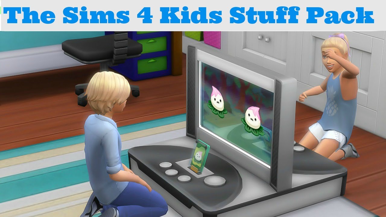 THE SIMS 4| REWIEW AND OVERVIEW- KIDS STUFF PACK - YouTube