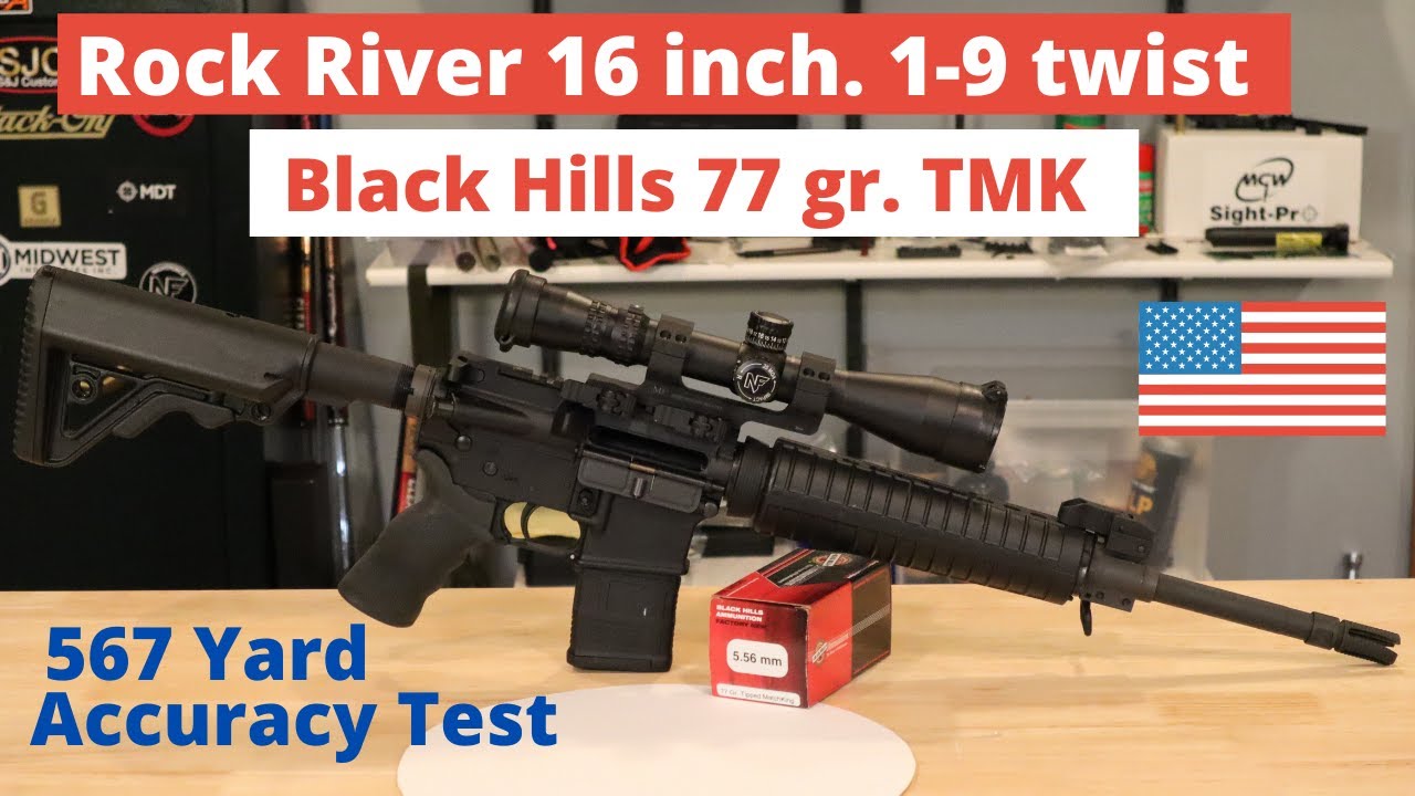 Rock River Ar 15 practical accuracy tested at 567 yards w/ Black Hills ...