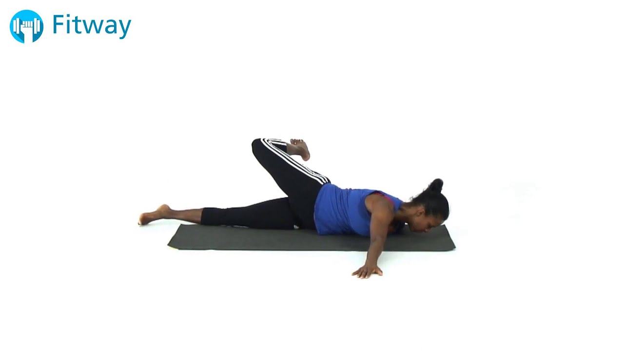 How To Do: Quadriceps - Prone Cross Body | Stretch Workout Exercise ...