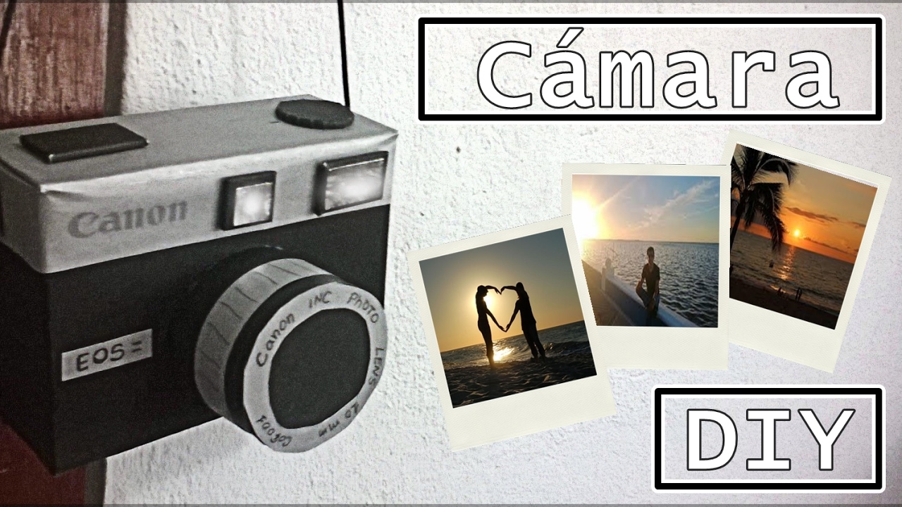 Caja en forma de Camara - DIY Gian Cruz - YouTube