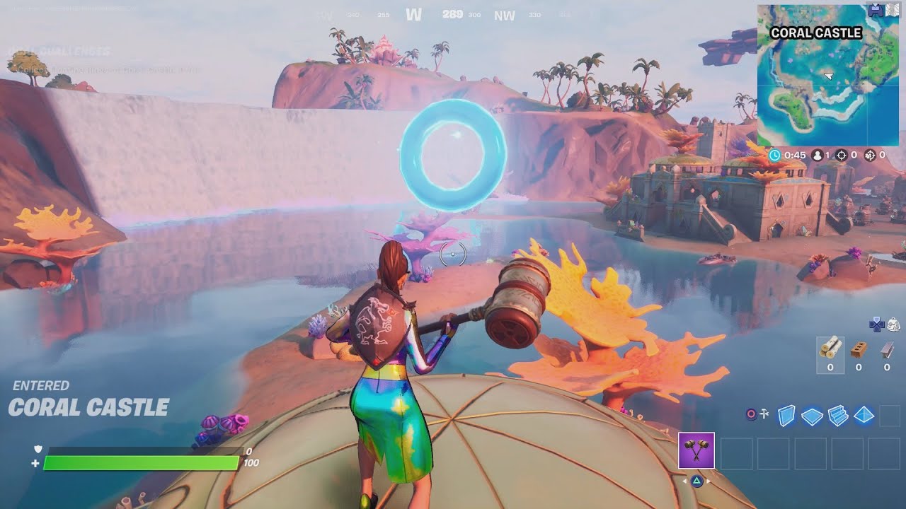 Collect Floating Rings At Coral Castle (All 4 Blue Floating Ring ...