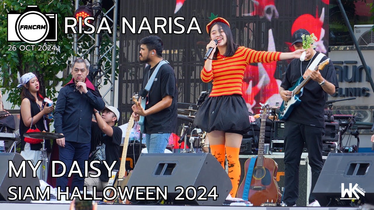 FANCAM RISA NARISA | my daisy | SIAM HALLOWEEN 2024 | 26 OCT 2024 @ SIAM SQUARE - YouTube
