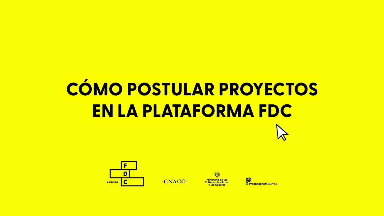 Cómo postular proyectos en la plataforma FDC - YouTube