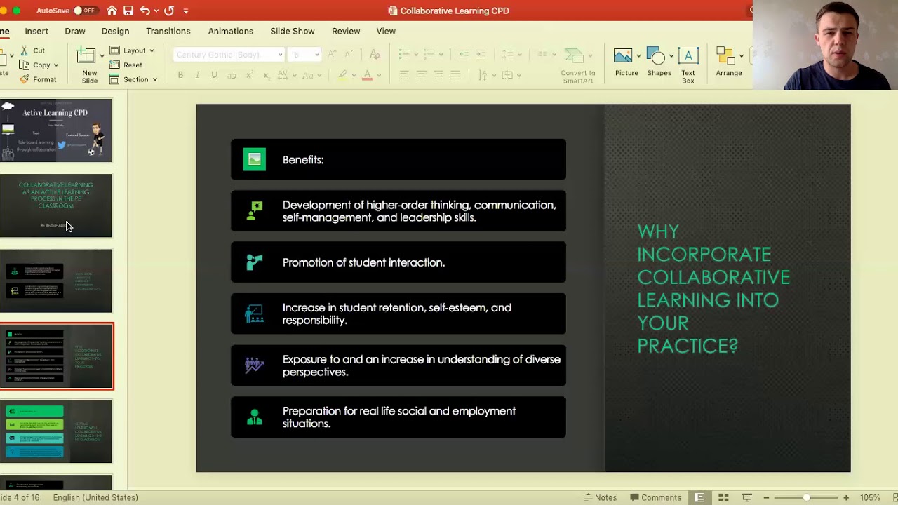 Collaborative Learning as an Active Learning Process in the PE ...