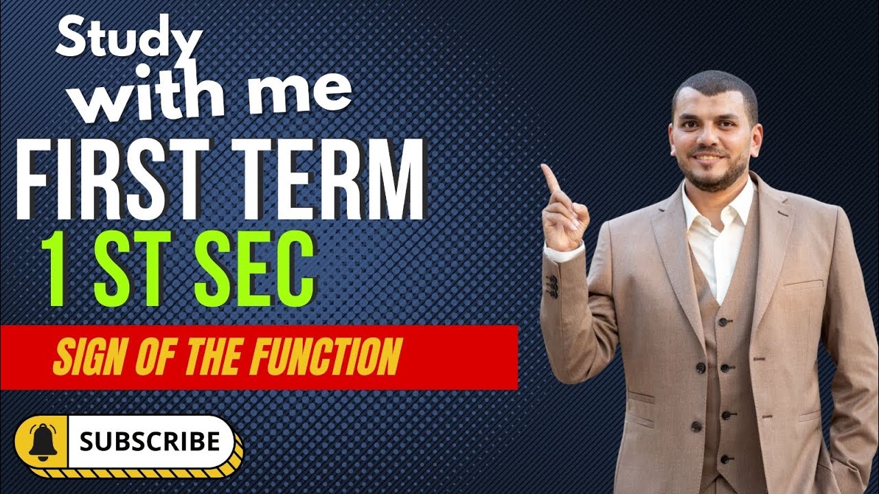 1St Sec. 👉 Sign of the function - YouTube