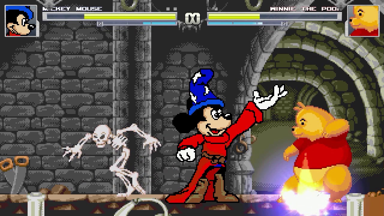 AN Mugen #169: Mickey Mouse VS Winnie the Pooh - YouTube