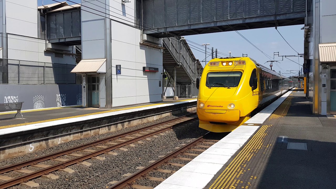 City of Maryborough tilt train heading south on #Q994 with hornshow ...