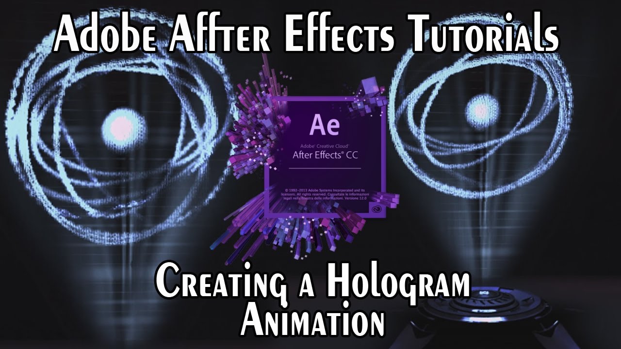 How to create a Hologram animation in After Effects - YouTube
