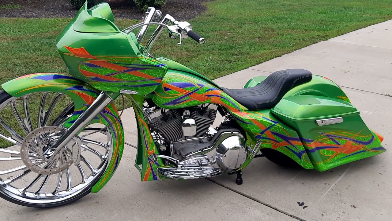 Custom Cycle's LTD 30 inch road glide Harley Davidson big wheel bagger ...