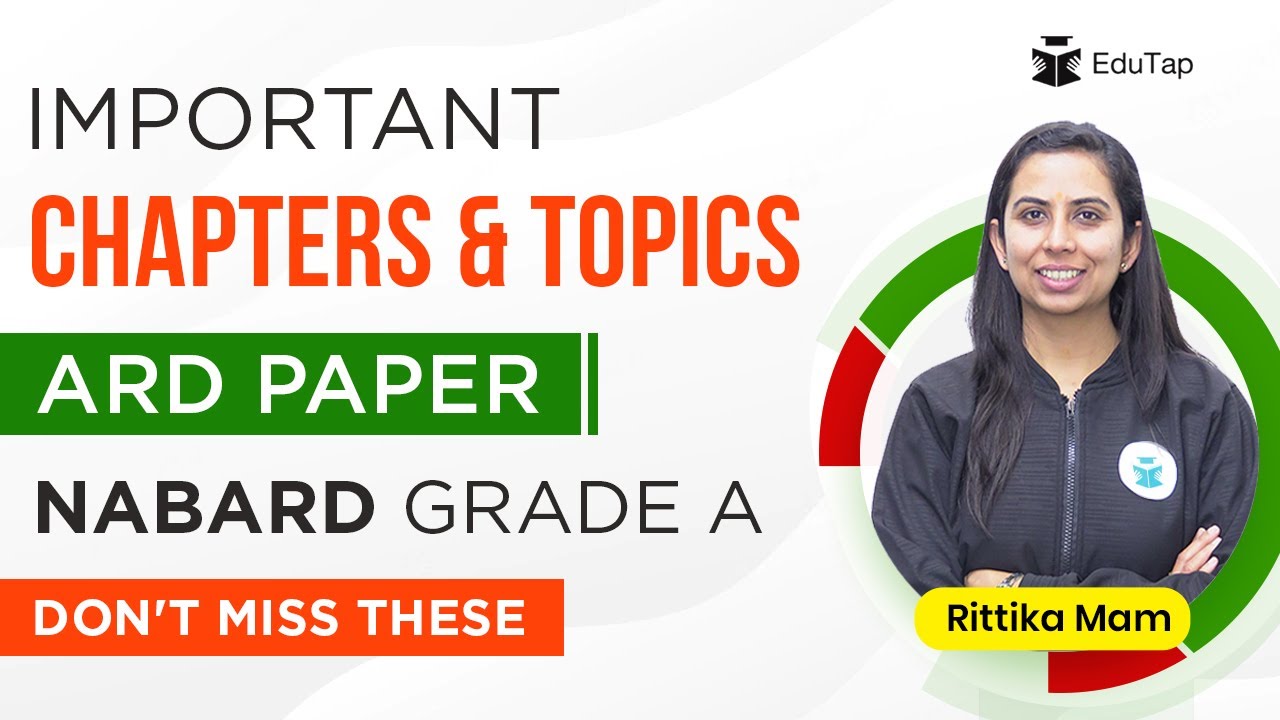Most Important Chapters And Topics Of ARD For NABARD Grade A Exam | ARD ...